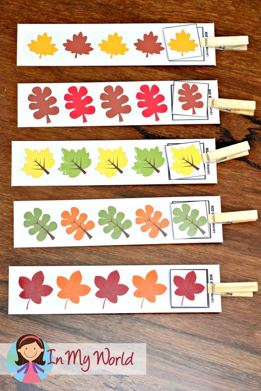 Autumn Preschool Centers In My World Autumn Preschool Centers In My World