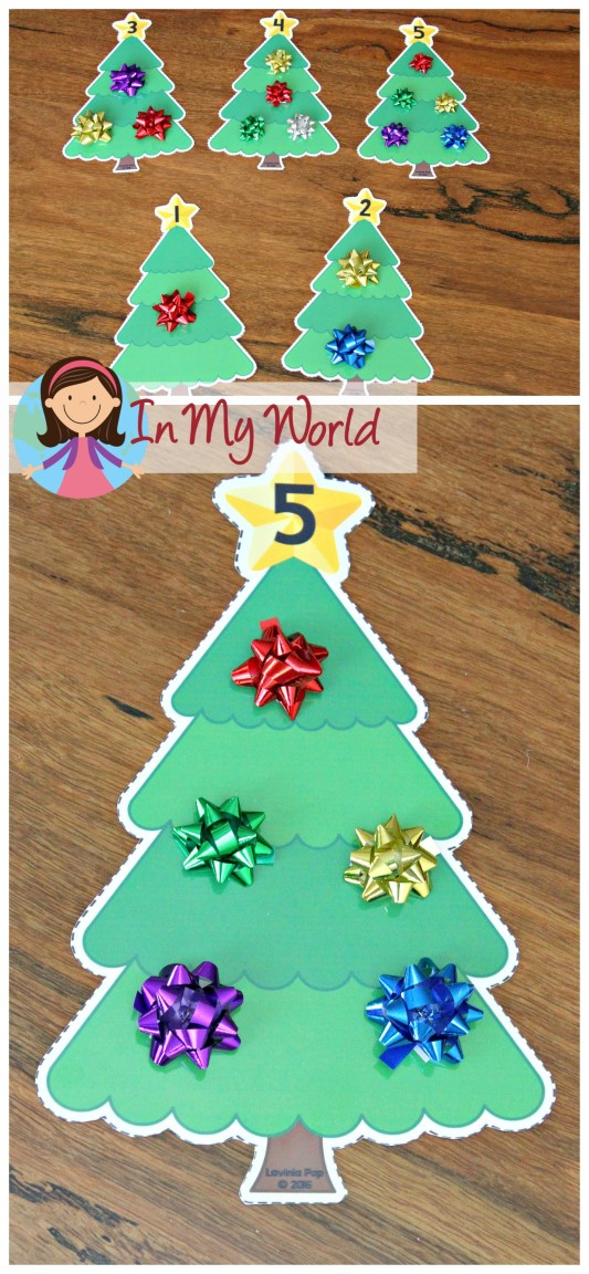 Christmas Preschool Centers In My World