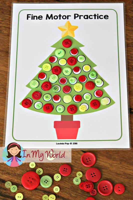 Christmas Preschool Centers In My World