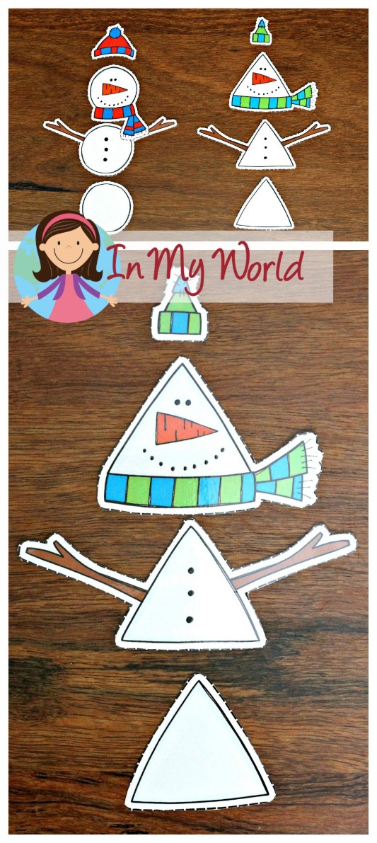 Winter Preschool Centers In My World