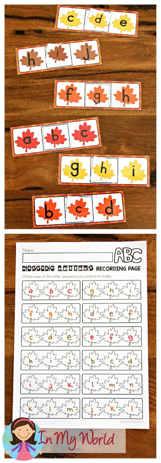 Missing Letters - In My World