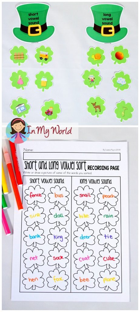St. Patrick’s Day Literacy Centers for Kindergarten - In My World