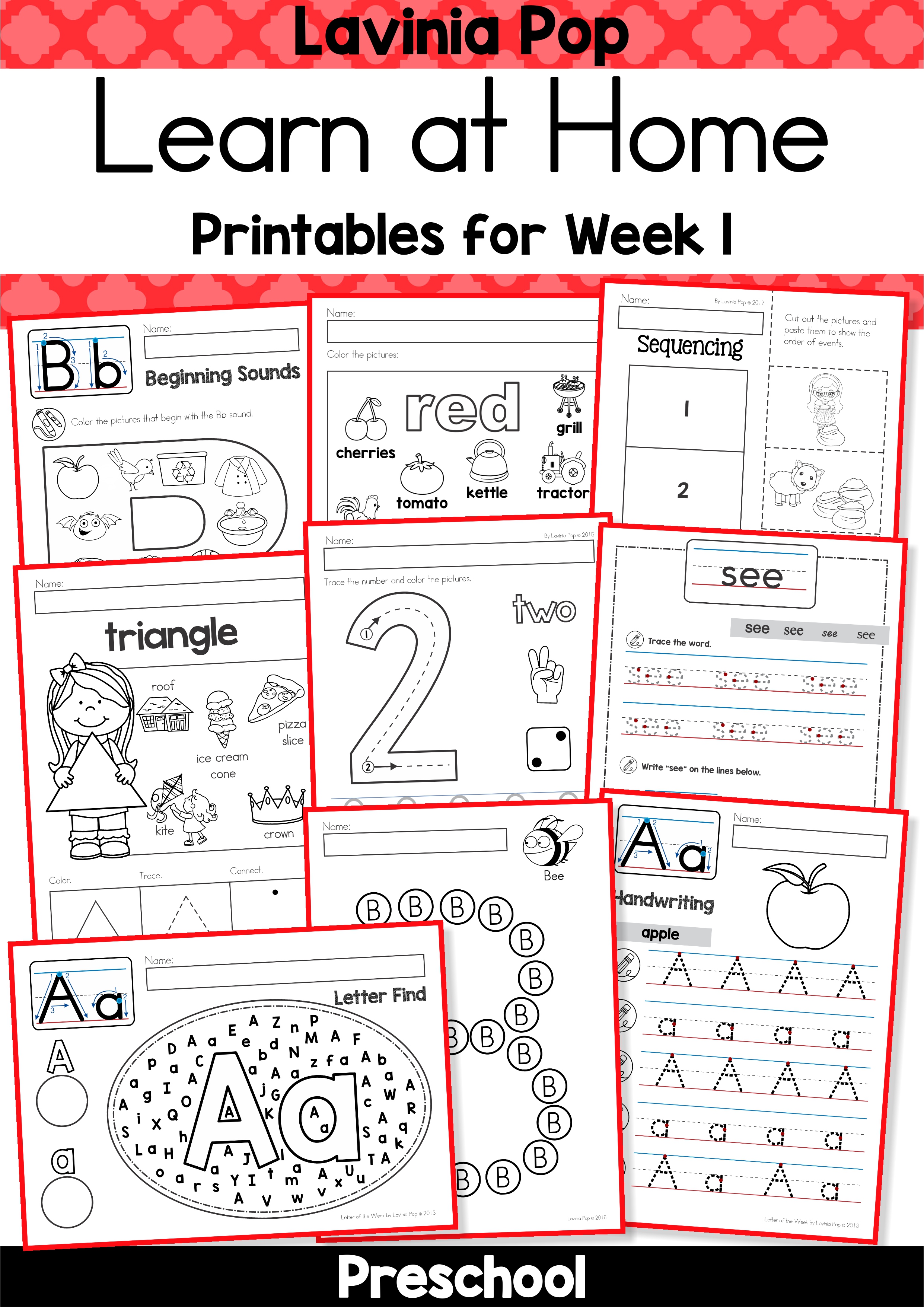 Preschool-Learn-at-Home-Week-1a - In My World