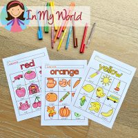 Back to School Preschool Worksheets - In My World