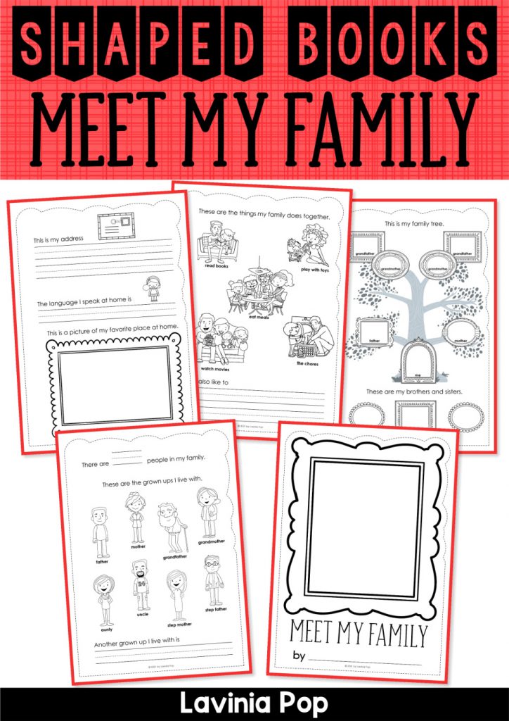 All About Me & Meet My Family Writing - In My World