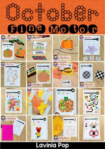 Fine Motor Morning Bins for October - In My World