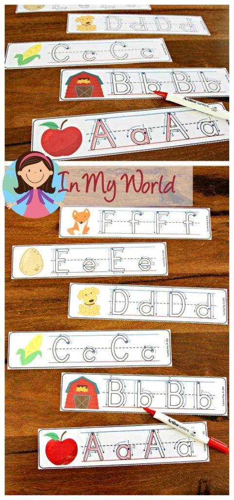Autumn Literacy Centers for Kindergarten - In My World