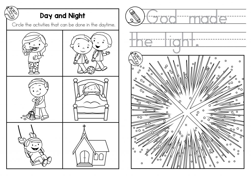 Sunday School Lesson 1 | Day 1 of Creation: Light - In My World Sunday School Lesson 1 | Day 1 of Creation: Light - In My World