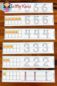 Autumn Math Centers for Kindergarten - In My World