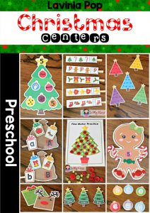 Christmas Preschool Centers - In My World