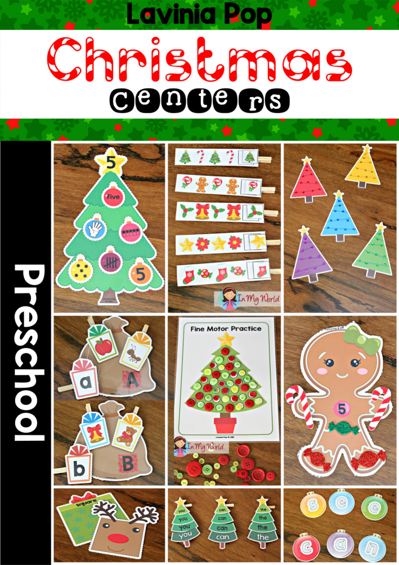Christmas Preschool Centers - In My World