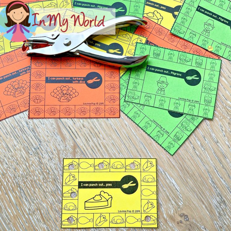 Fine Motor Printable Activities for November Morning Tubs | Bins - In ...