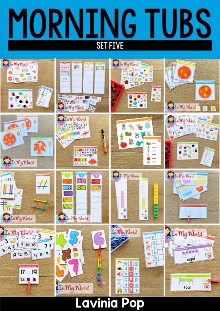 Kindergarten Morning Tubs Set 5 - In My World