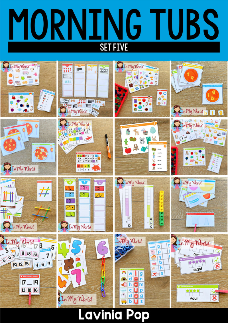 Kindergarten Morning Tubs Set 5 - In My World