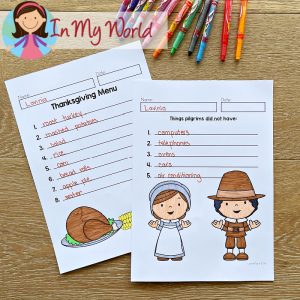 November Writing Journal - In My World