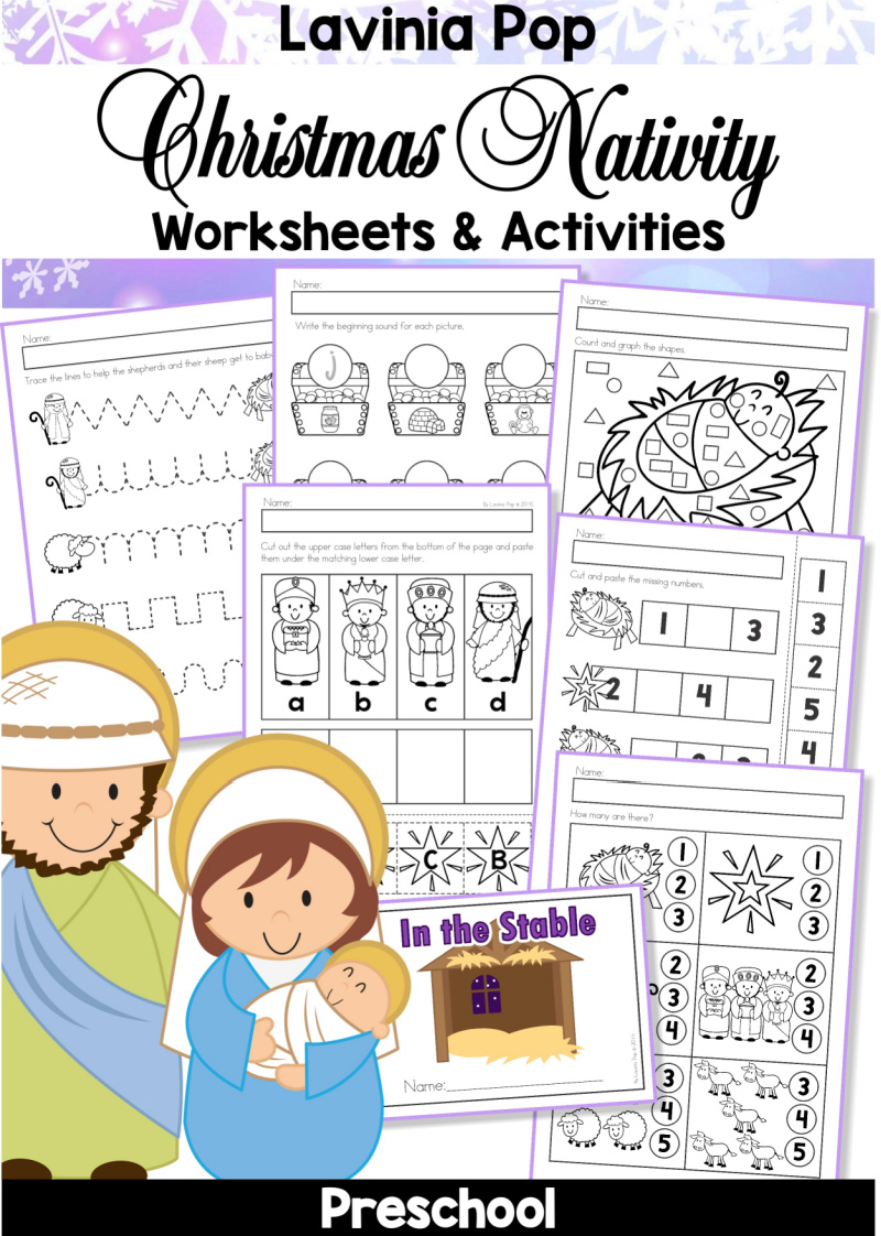Christmas Nativity Preschool Centers - In My World