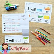 Thanksgiving Sight Word Fluency Flip Books - In My World