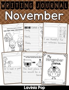 November Writing Journal - In My World