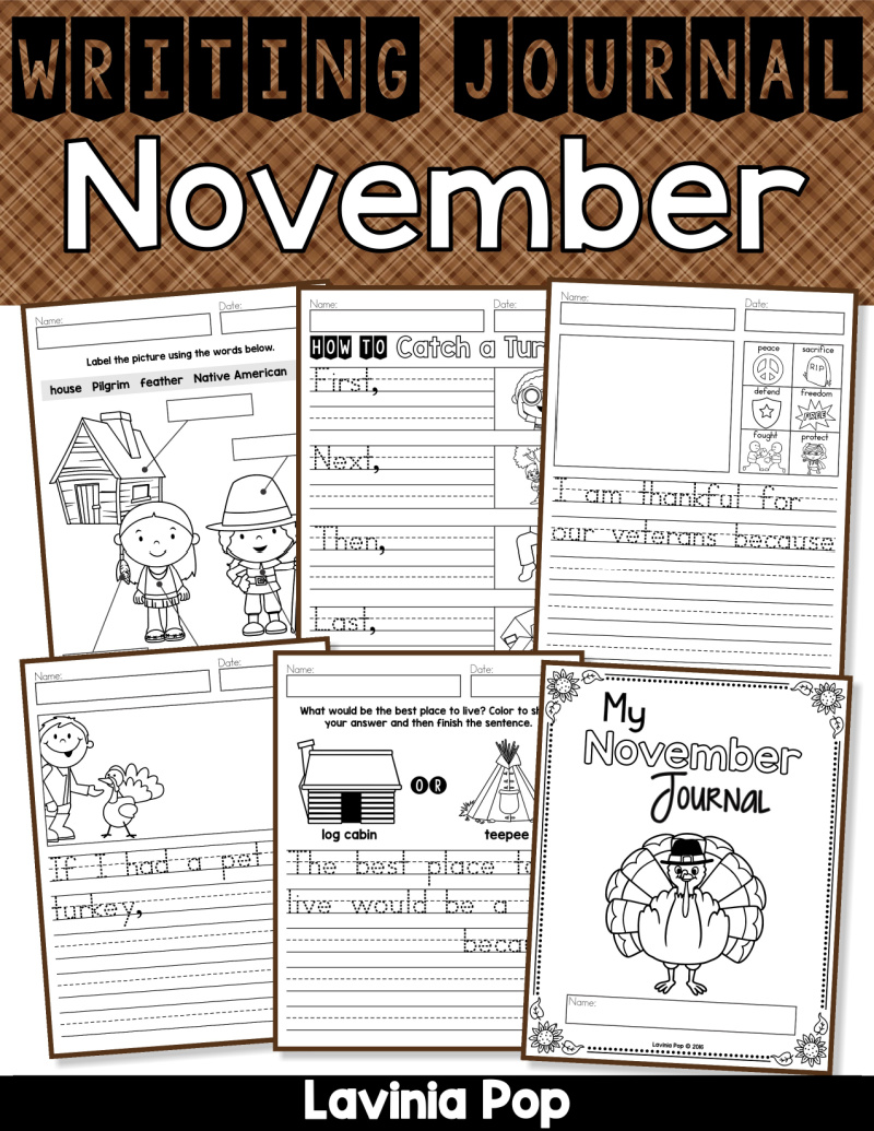 November Writing Journal - In My World