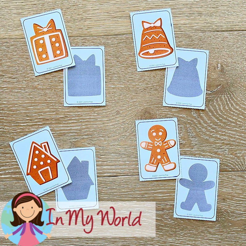 Gingerbread shadow match In My World