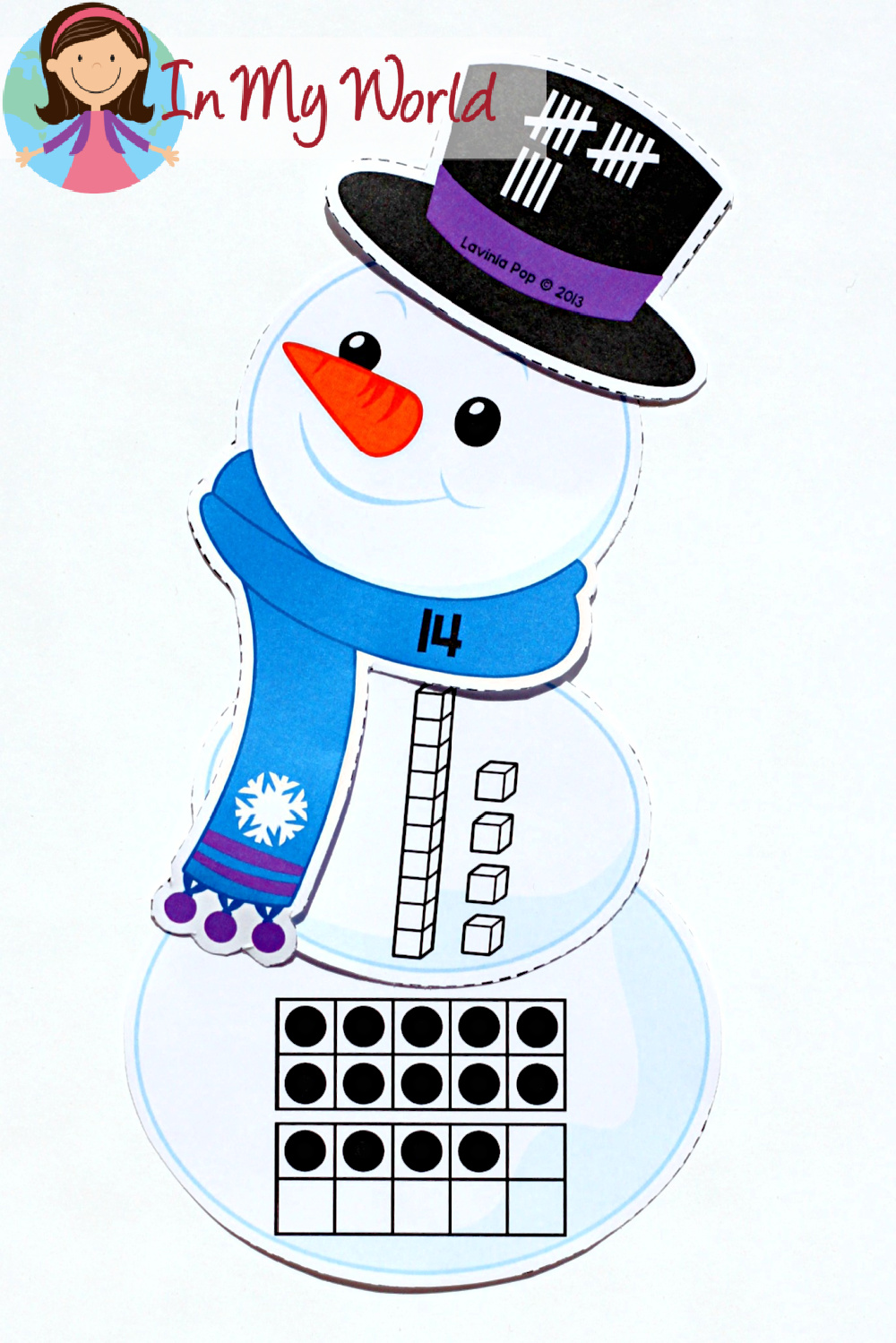 Winter Math Centers for Kindergarten - In My World