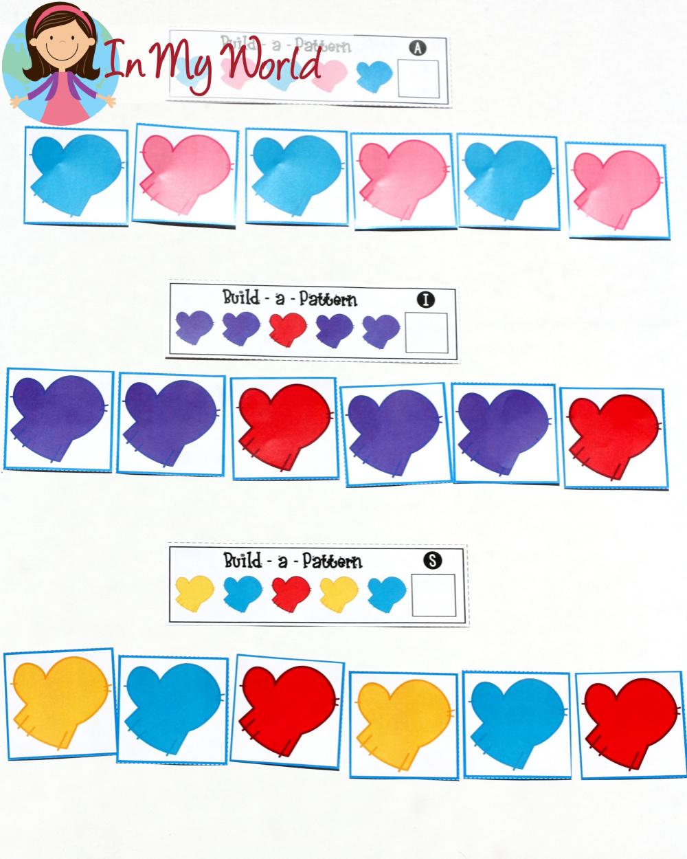 Winter Math Centers for Kindergarten - In My World