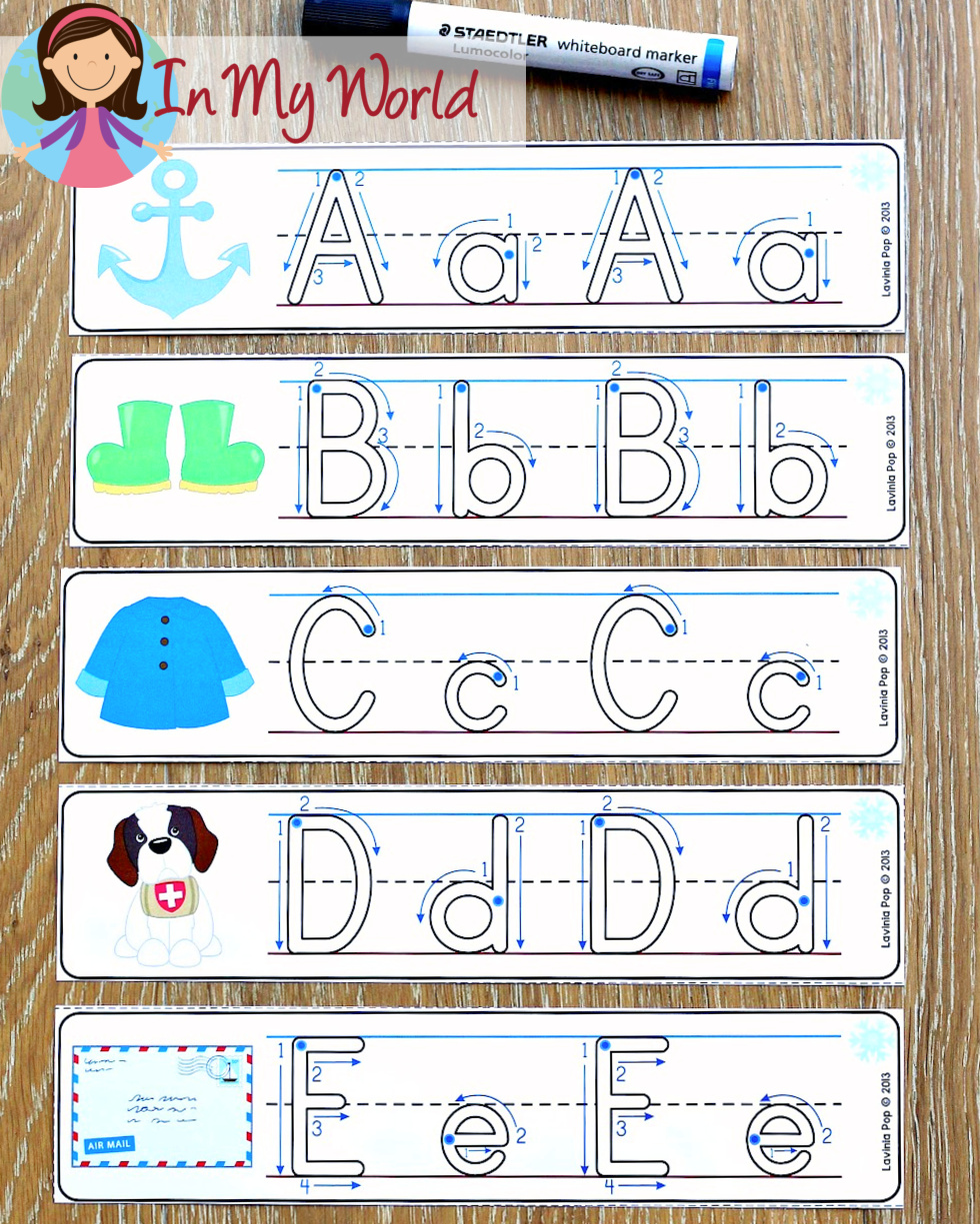 Winter Literacy Centers for Kindergarten - In My World