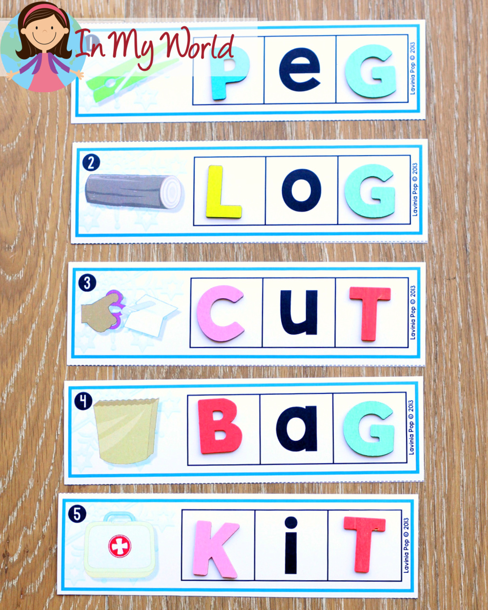 Winter Literacy Centers for Kindergarten - In My World