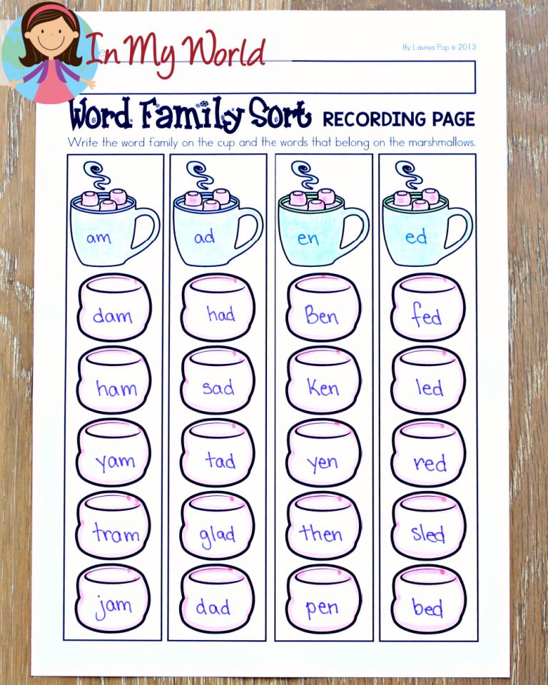 Winter Literacy Centers for Kindergarten - In My World