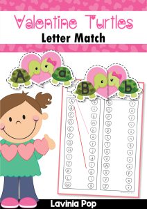 FREE Valentine Hearts Alphabet Match - In My World