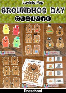 Groundhog Day Preschool Centers - In My World