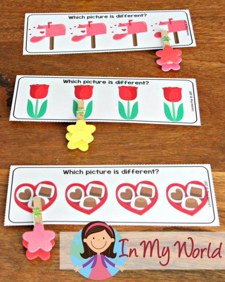 Valentine's Day Preschool Centers - In My World