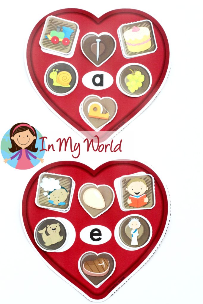 Valentine's Day Literacy Centers for Kindergarten - In My World