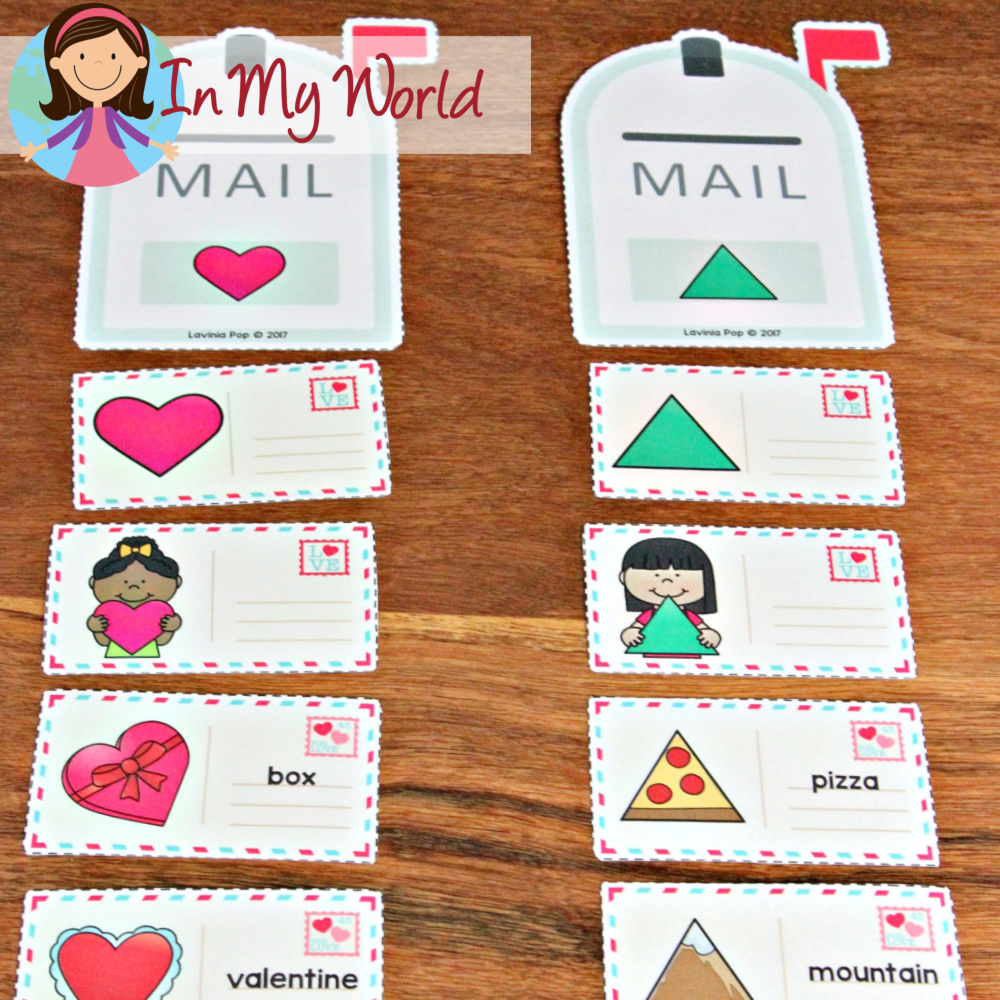 Valentine's Day Preschool Centers - In My World