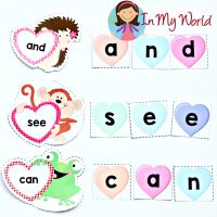 Valentine's Day Literacy Centers for Kindergarten - In My World