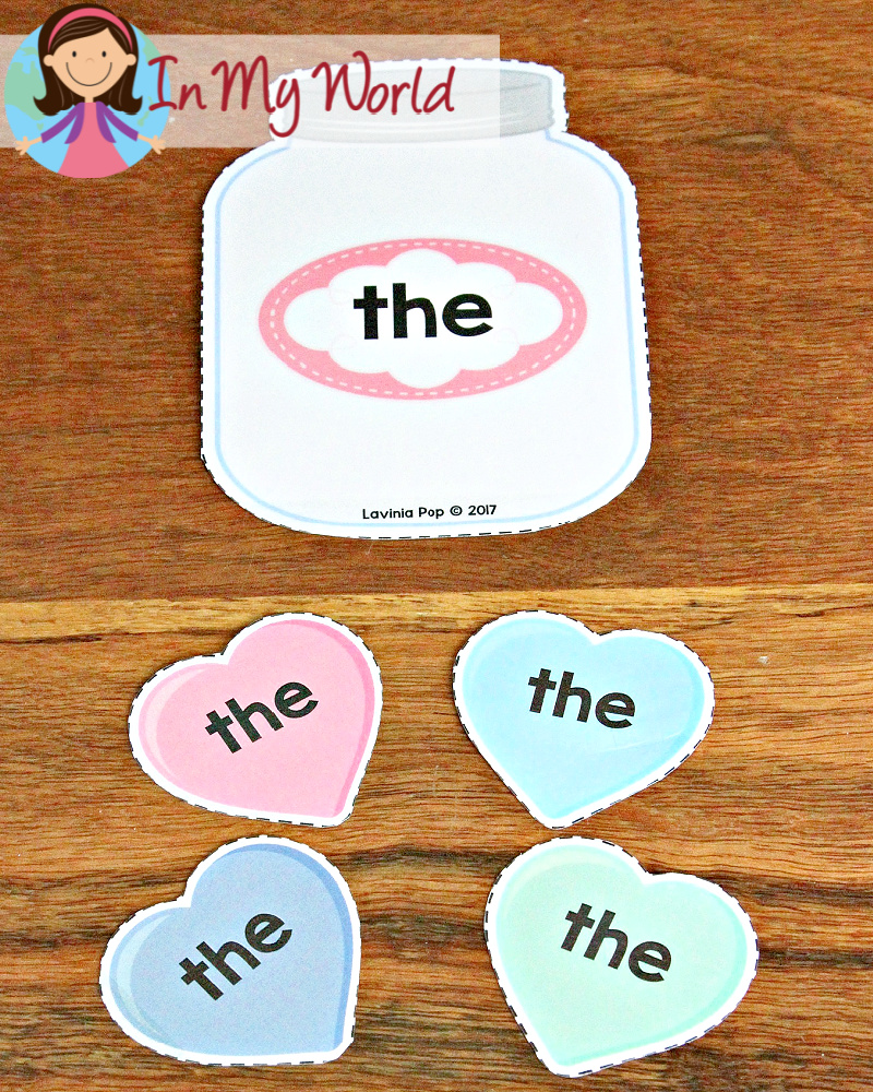 Valentine's Day Preschool Centers - In My World