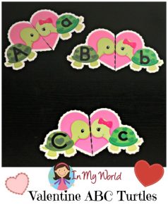 FREE Valentine Hearts Alphabet Match - In My World