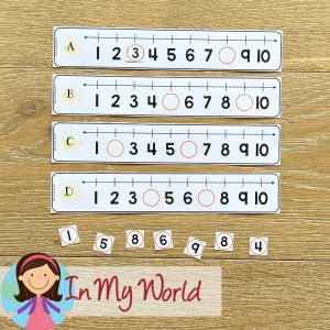Summer Math Centers for Kindergarten - In My World