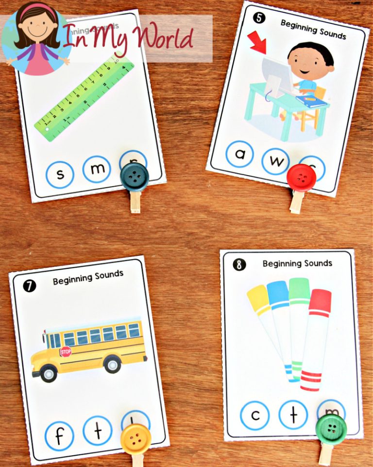 Back to School Literacy Centers for Kindergarten | Morning Tubs / Bins ...