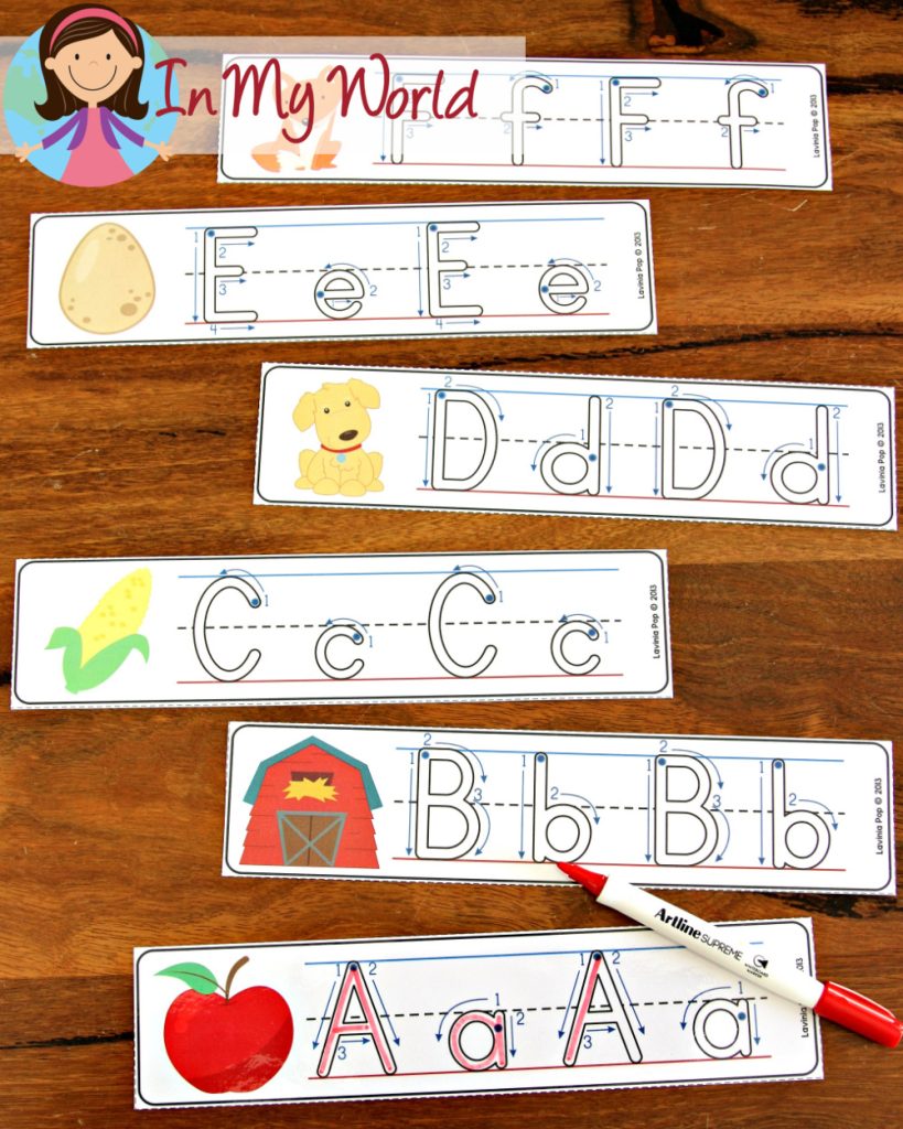 Autumn Literacy Centers for Kindergarten - In My World