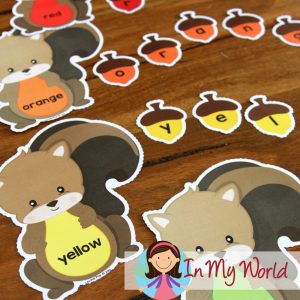 Autumn Math Centers for Kindergarten - In My World