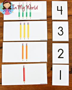 Autumn Math Centers for Kindergarten - In My World