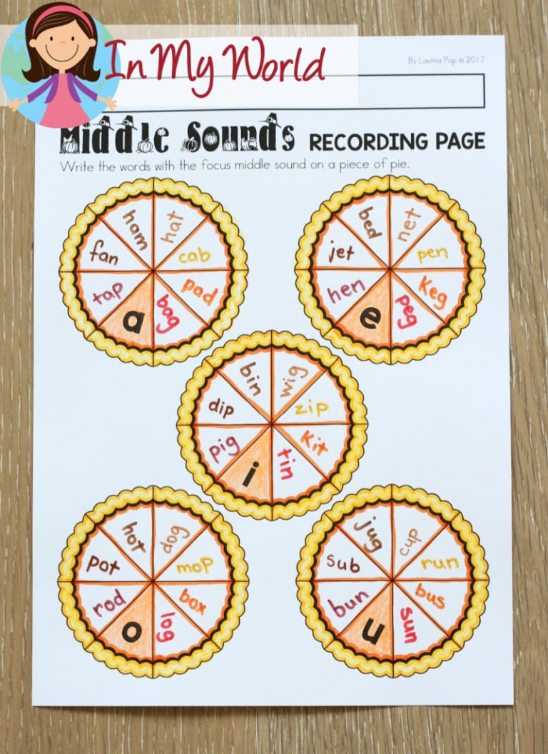 Thanksgiving Literacy Centers for Kindergarten - In My World