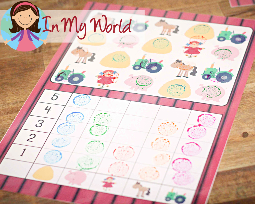 Preschool Farm Theme Week 2 - In My World